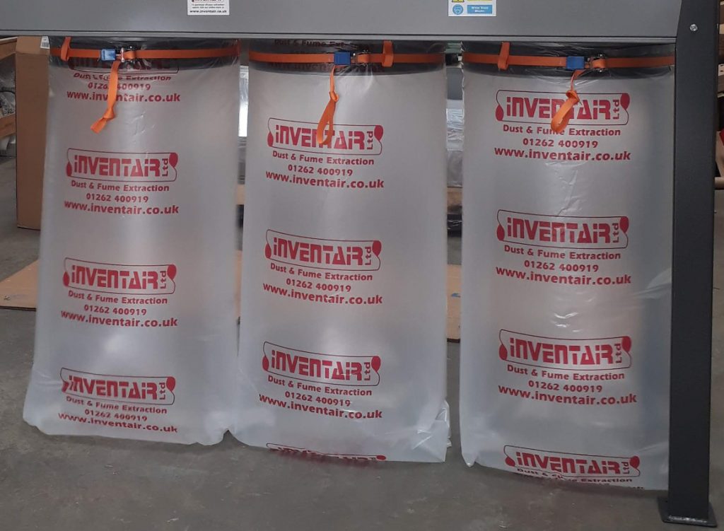 Heavy Duty Poly Wood Waste Extraction bags - Inventair