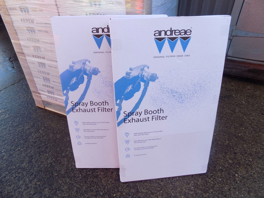 Spraybooth Filter Media - Inventair